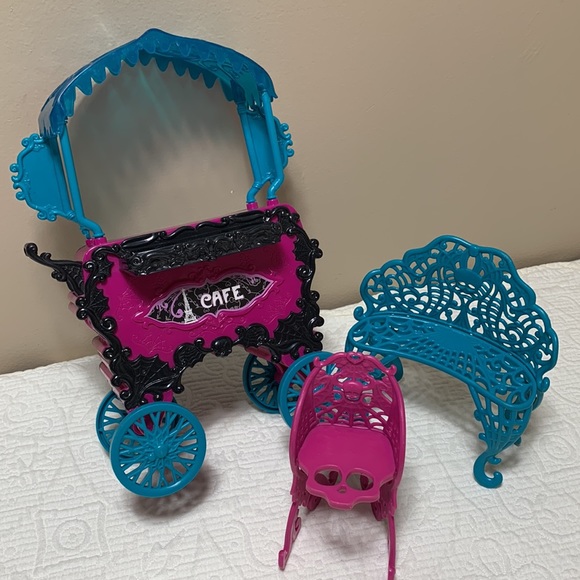 monster high | Toys | Scaris City Of Freights Cafe Cart Monster High By ...